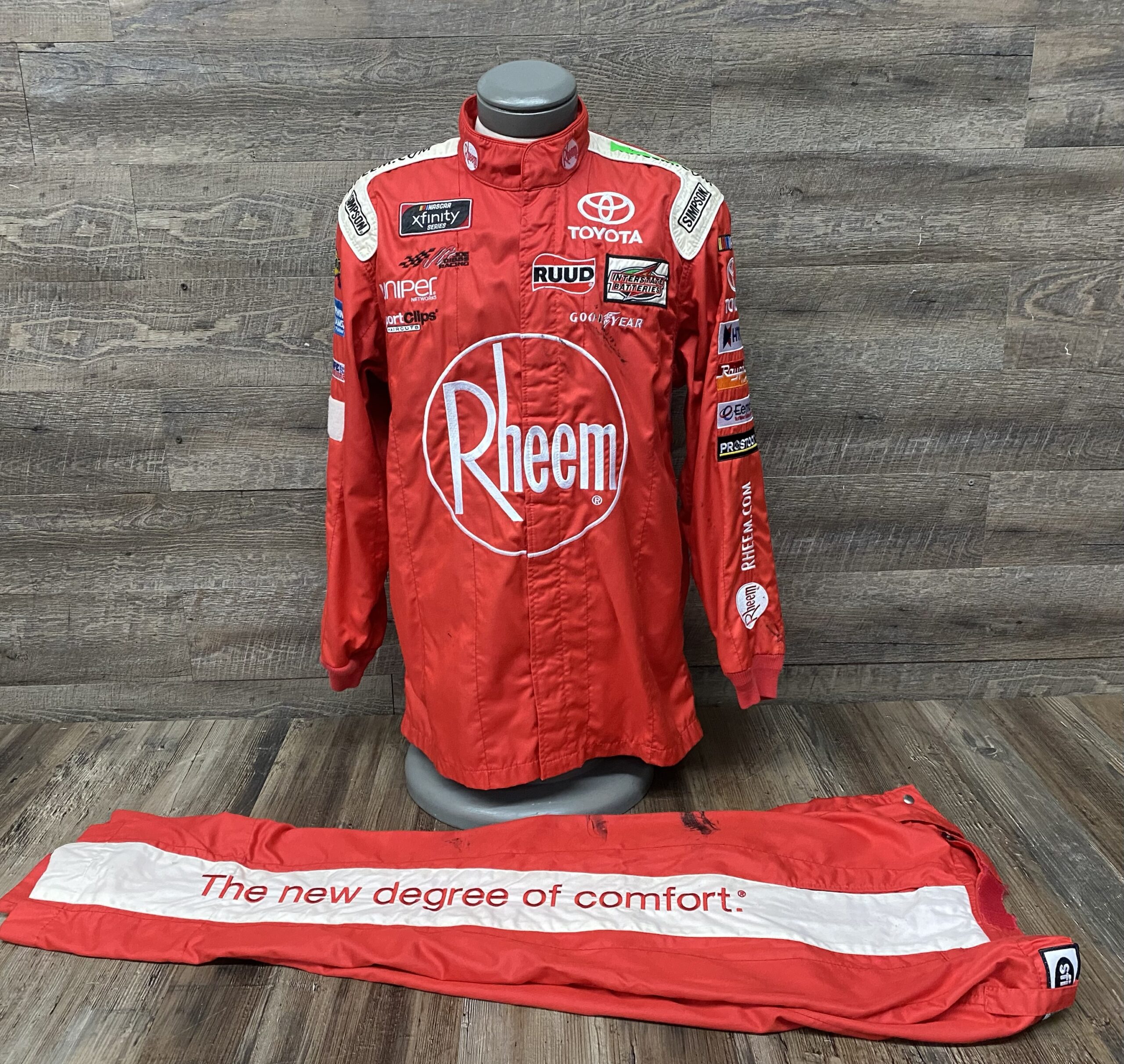 NASCAR SIMPSON Team Issued Race Used Firesuit SFI 3-2A/1 Size C40-W34 ...