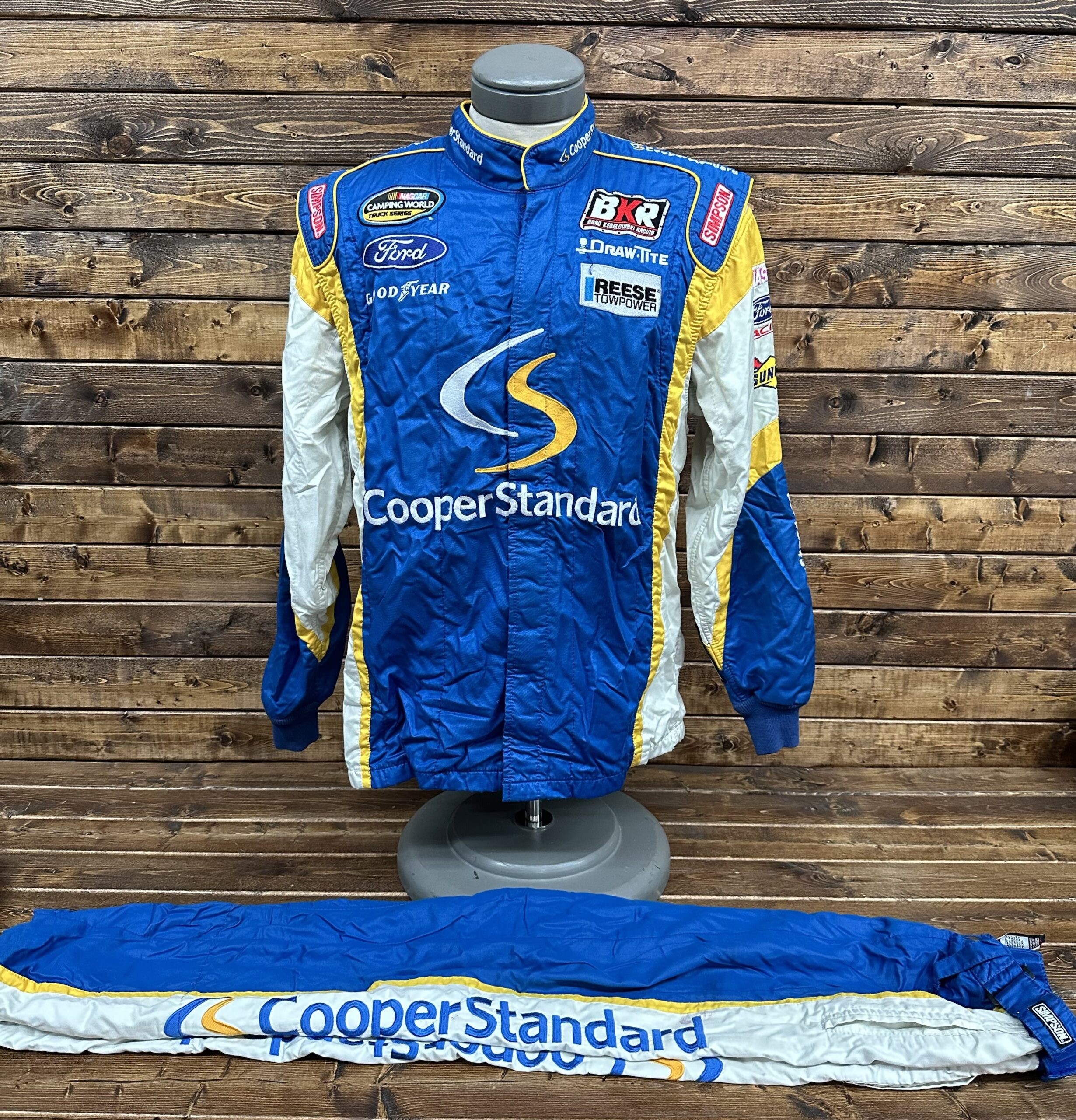 NASCAR Simpson Race Used BKR Firesuit SFI 3-2A/5 Size C46-W36-L28 - The ...