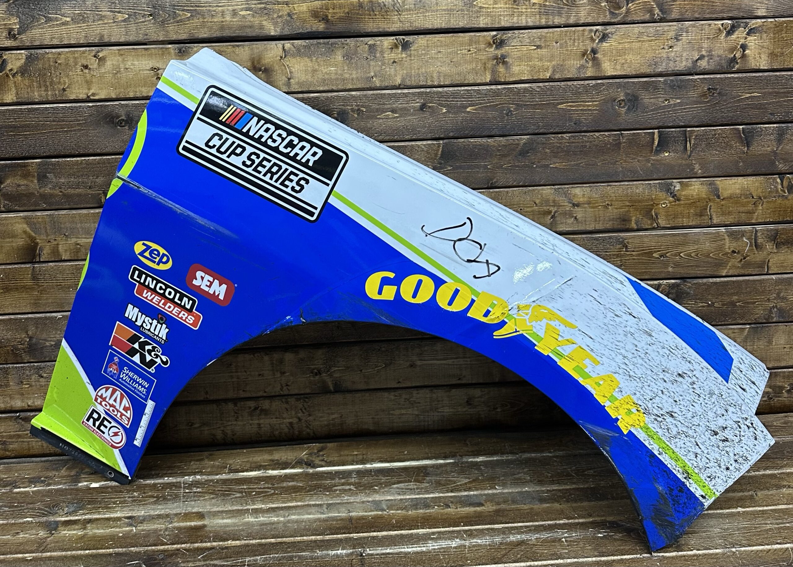 NASCAR #38 Zane Smith 2025 Race Used Contingency Panel- Homestead - The ...