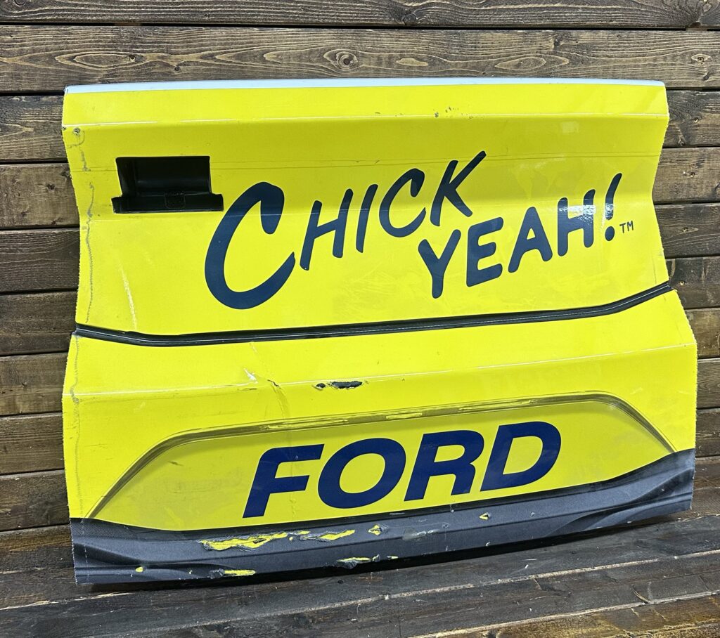 NASCAR #38 Zane Smith Chick Yeah Race Used Center Nose Front Row - The ...